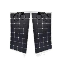 Quality 12V Solar Flexible Panels 110W Bendable Monocrystalline Semi Flexible Solar for sale