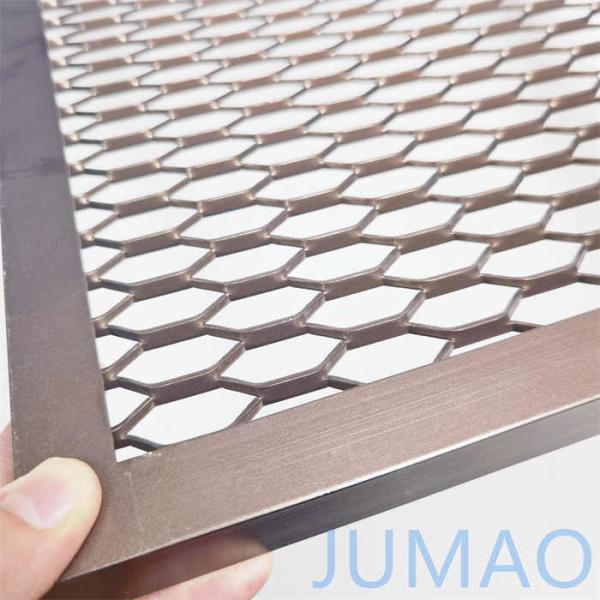 Quality Ceiling Architectural Metal Mesh Screen Wire Grille Inserts For Cabinets OEM for sale