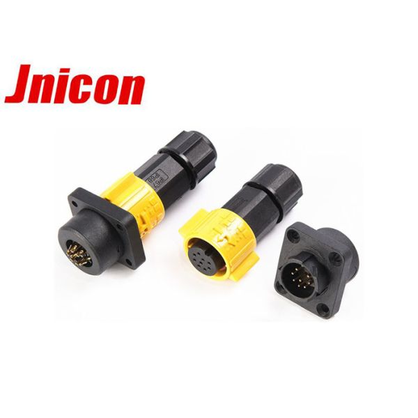 Quality Panel Mount Waterproof Inline Plug And Socket M19 9 Pin Quick Connection for sale