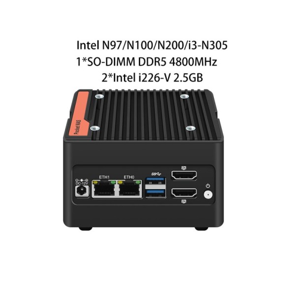 Quality Zynshield Pfsense Ubuntu Windows Intel N100 Mini PC 2*2.5g Rj45 Mini Computer for sale