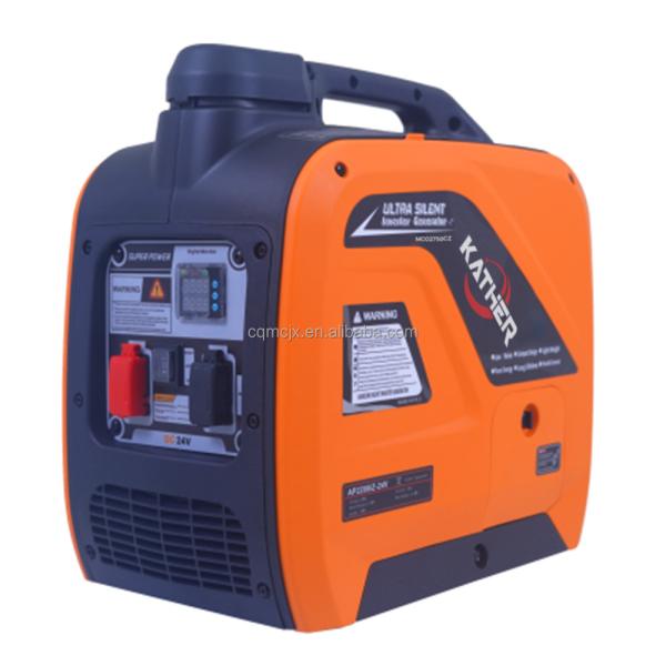 Quality Small Generator 2kva 24v Gasoline Inverter 1800w 2000w Silent for Truck Air Conditioner for sale