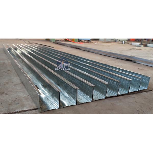 Quality High quality C channel punching H holes drywall stud and track roll forming for sale