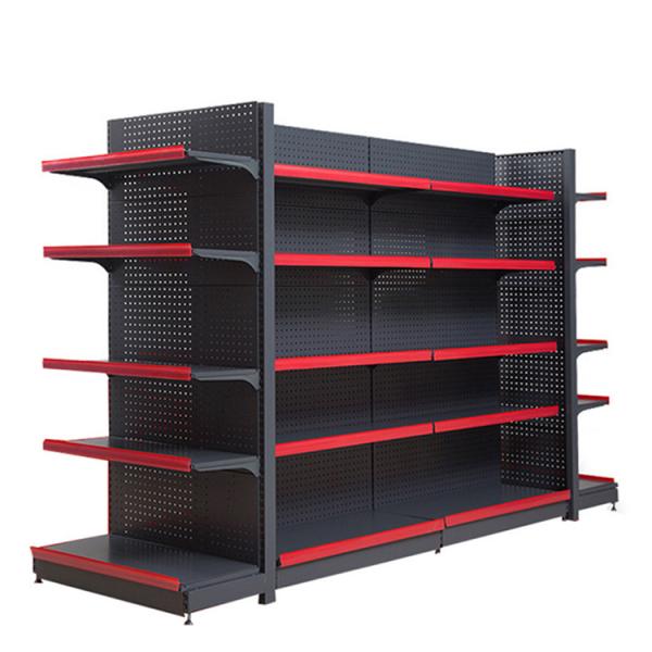 Quality Corrugated Display Rack Stands Show Supermarket Candy Wooden Shelves Mini Store for sale