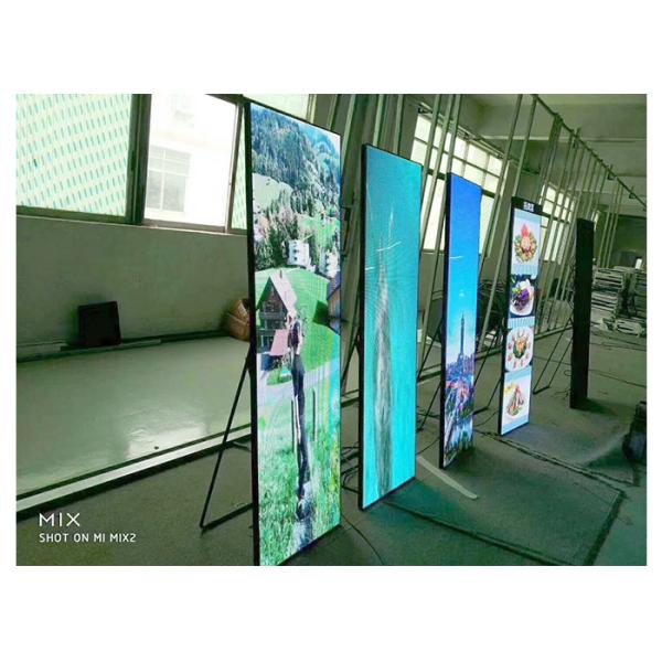 Quality 1000 Nit 1R1G1B LED Poster Video Display 17mm Thickness for sale