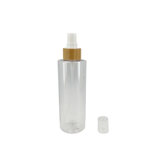 Quality 100ml 120ml Plastic Perfume Spray Bottles Transparent Flat Shoulder Bottle for sale