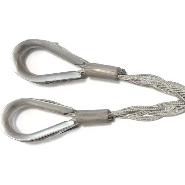 Quality High Quality Double Eyes Cable Socks Durable Anti-Slip for Industrial Use Customizable for sale