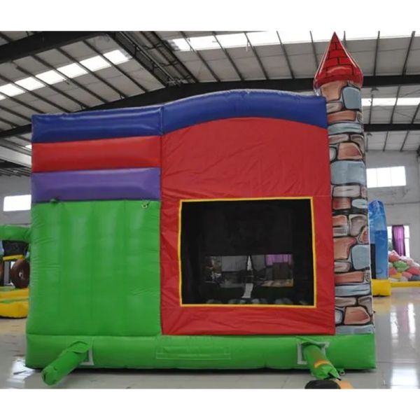 Quality Blower Commercial PVC Cartoon Animation Inflatable Bouncer House with Slide Pool for sale