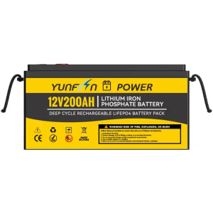 Quality 12V 200Ah LiFePO4 Battery 0.5C Charge Discharge 12.8V 2560Wh Deep Cycle Lithium for sale