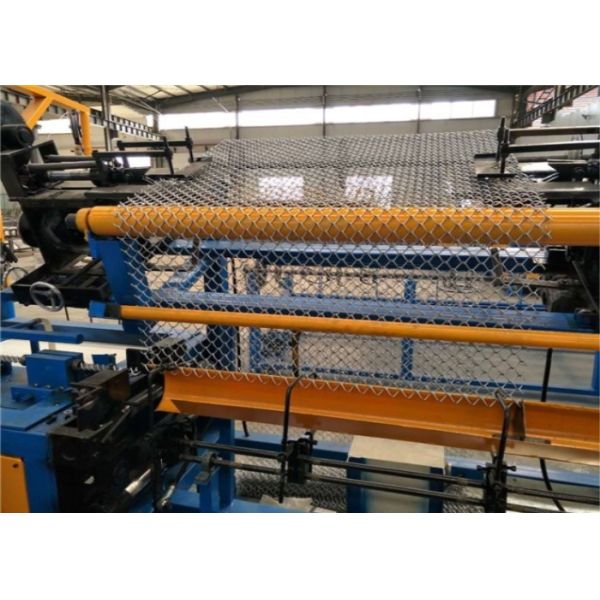 Quality Low Carbon Wire Chain Link Fence Machine Woven Wire Diameter 1.5 - 4.5 MM for sale