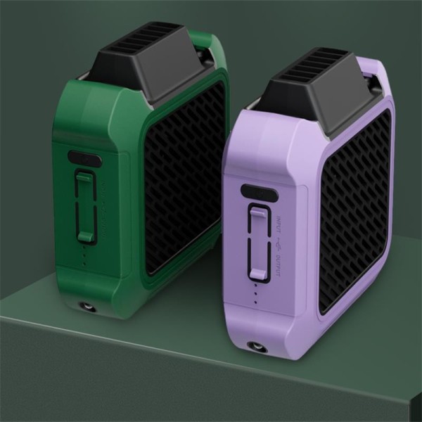 Quality 5V 2.1A Portable Waist Fan 270g Portable Fan That Clips On Belt for sale