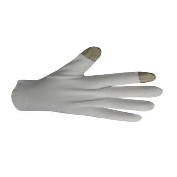 Quality Large Size Touch Sensitive Gloves 21s Cotton Yarn Warm Fleece Construction for sale