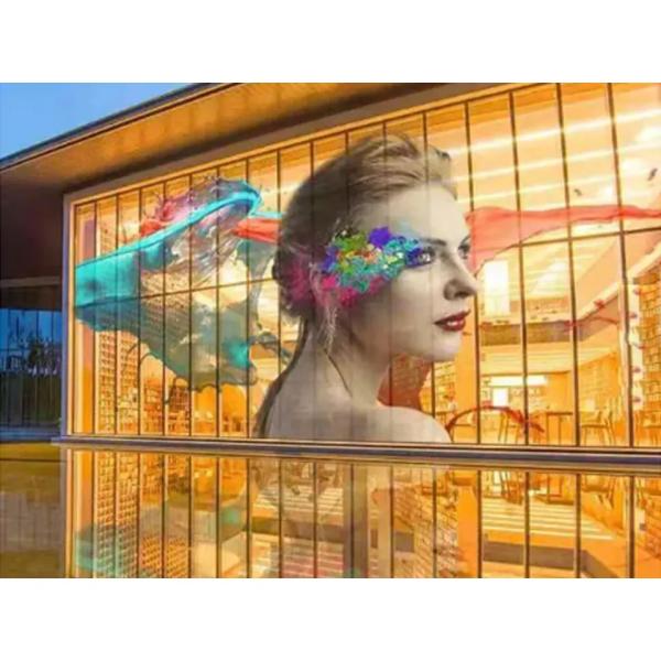 Quality Transparent LED Screen Display Clear Glass Window LED Transparent Video Wall for sale