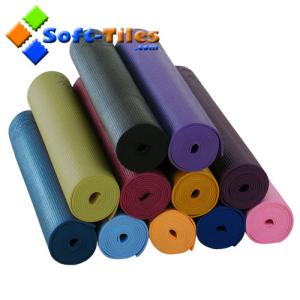 Quality Custom Printed 183x61x6mm Yoga Foam Mat Pilates Fitness Mat for sale