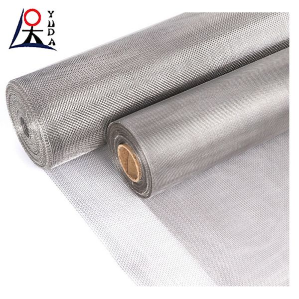 Quality Ultra Fine Woven Stainless Steel Mesh Screen Filter 304 316 Plain Weave Mesh Rolls for sale