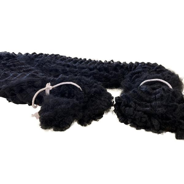 Quality Non Woven Fabric 3D Polyester Tow Black Uncutted With OEKO-TEX STANDARD 100 Industry Standard for sale