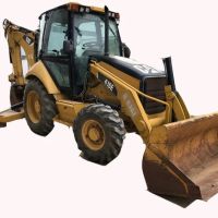 Quality 6792 10200 kg Machine Weight Used Caterpillar 416E Backhoe Loader 162 kw for sale
