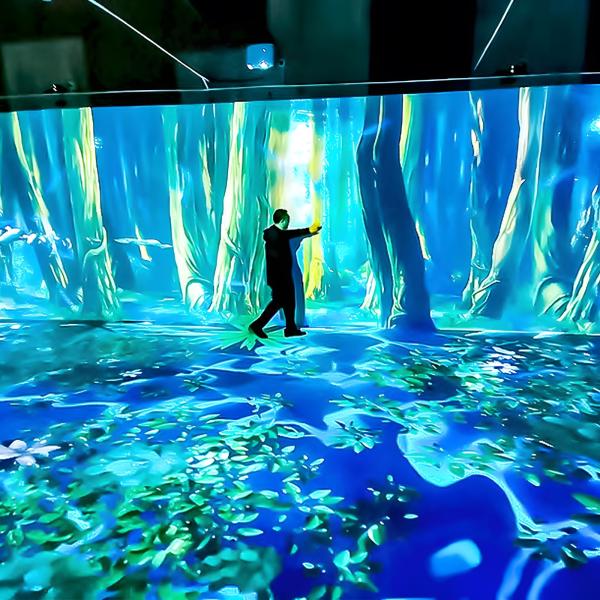 Quality Northern Lights Immersive Room Projector 3200 Lumens Interactive Floor Projection for sale