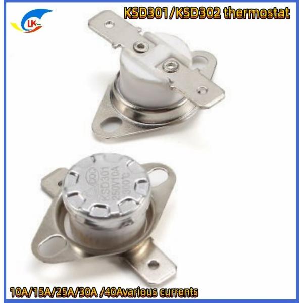 Quality Ksd301 Series Jump Type Thermostat Temperature Control Switch 250V 10A 16A 30A for sale