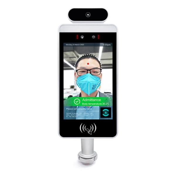 Quality Floor Face Recognition Thermometer Access Control Solutions With NFC 4G/LTE for sale