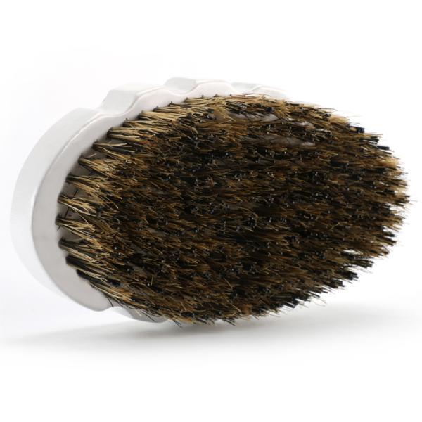 Quality Boar Bristle 360 Wave Brush Custom Design White Beech Wooden 100% for sale