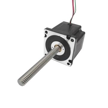 Quality NEMA34 Linear Lead Screw Stepper Motor 1.8 Degree Angle With Nut for sale