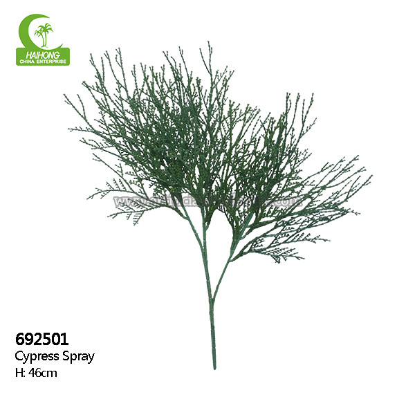 Quality Anti Fading Anti UV Artificial Tree Branches Cypress Spray For Landscaping for sale