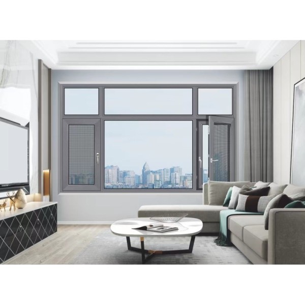 Quality Custom Aluminum Casement Windows Soundproof Powder Spraying / Fluorocarbon Spray for sale