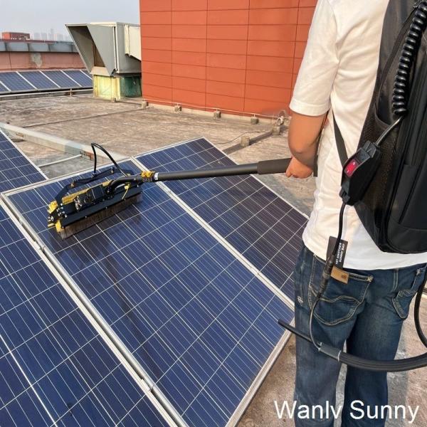 Quality Solar Panel Cleaner with 7.5 Meter Handle High Altitude Cleaning Made Effortless for sale