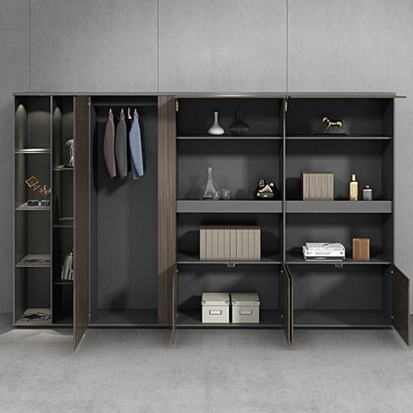 Quality 87 Inch Executive Office Wooden Filing Cabinets With Wardrobe for sale