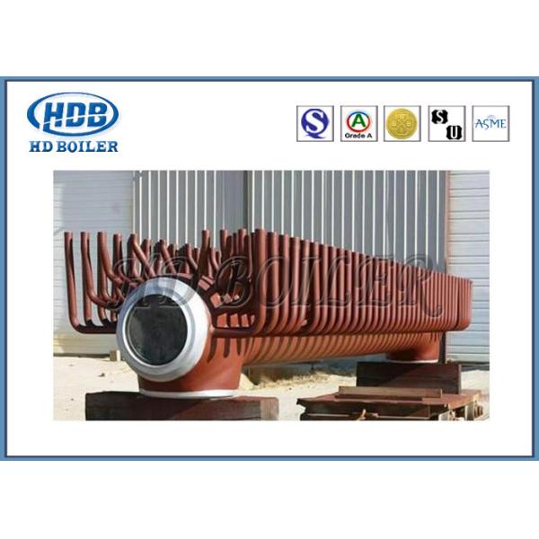 Quality Steel Electrical Water Boiler Header Manifolds , Industrial Steam Boiler Parts for sale