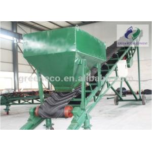 Quality Strong Mobile Industrial Belt Conveyor With Hopper For Powdery Material for sale