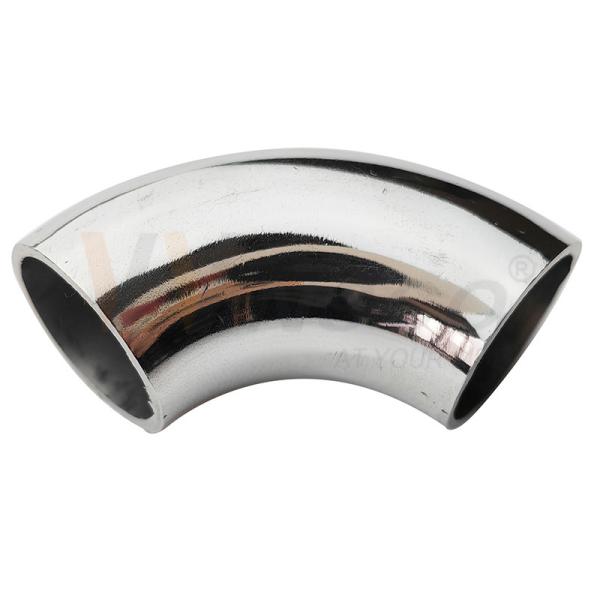 Quality 15.9mm (5/8 Inch) Stainless Steel 90 Degree Weld-On Handrail Elbow with 55mm Arc in SS201/304/316 and Mirror or Satin Finish for sale
