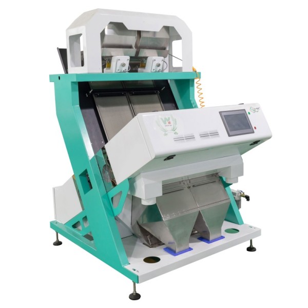Quality 2 Chutes 99.99% Plastic Color Sorter Machine With CCD Camera for sale