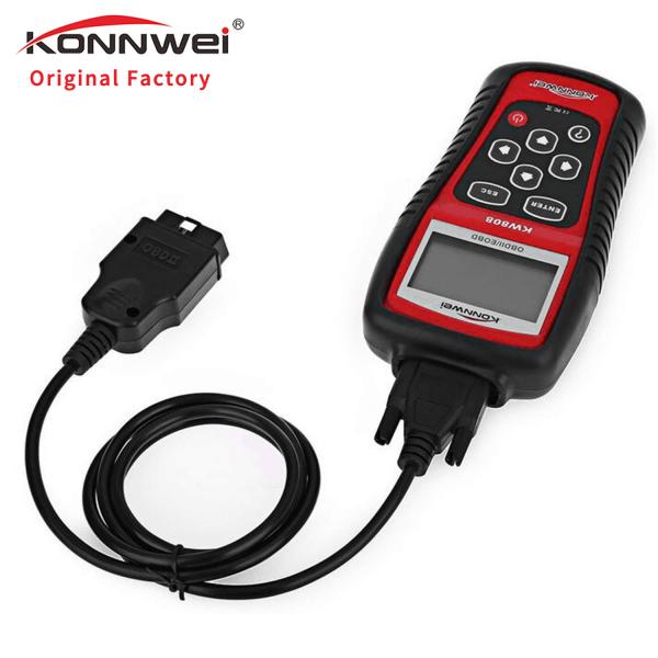Quality Obd II Obd Connector Launch Car Code Reader KONNWEI KW808 For 12V OBD2 Cars for sale