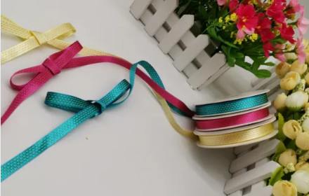 Quality Single Face Stitched Grosgrain Ribbon Environmental Friendly Material for sale