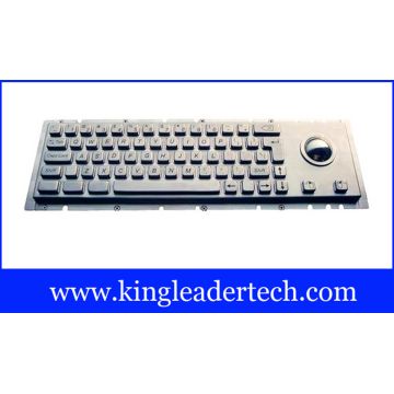 Quality Cherry Key Switch Kiosk Rugged Trackball Keyboard IP65 Panel Mounting for sale