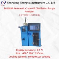 Quality PT100 Automatic Crude Oil Distillation Range Analyzer Room temp ～ 400 ℃ ASTM D86 for sale