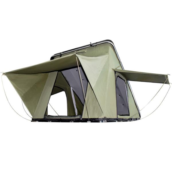 Quality 2 Person One Bedroom 4wd Triangular Car Camping Tent for sale