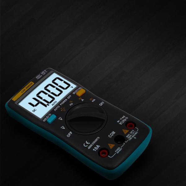 Quality 600uA 6000uA Handheld Digital Multimeter AC DC True Rms Zero Input for sale