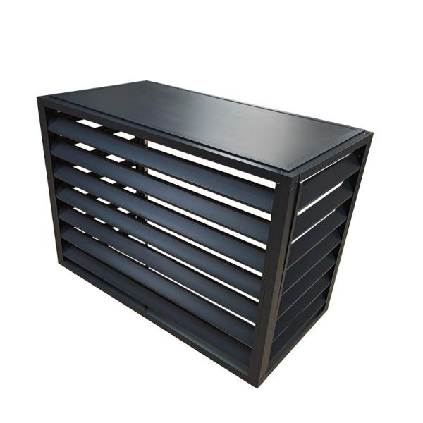 Quality Laminated Glass Aluminium Louvered Window Lightweight Electrophoresis for sale