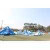 china Blue White Giant Sea Inflatable Water Slide Water Park Obstacle Course