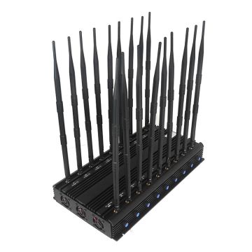 Quality 18 Channel Desktop RF Signal Jammer Cell Phone Signal Blocker Scrambler Isolator for sale