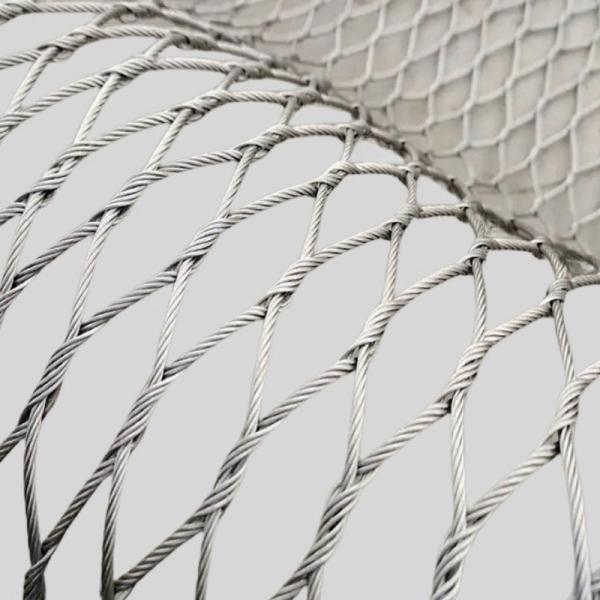 Quality Stainless Steel Knotted Rope Mesh for sale