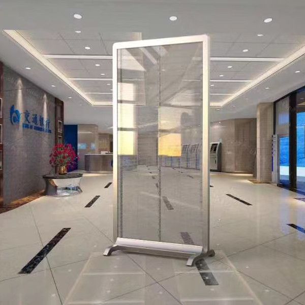Quality indoor color led video wall glass window hd transparent led screen display advertising players f digital signage or business for sale