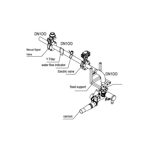 Quality SS316L Waterproofing Fire Fighting Foam Cannon For Offshore Oil Firefighting for sale