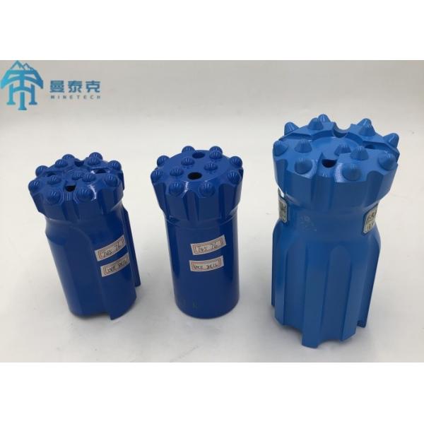 Quality 76mm - T45 Threaded Button Bits Rock Drilling Tools Tungsten Carbide for sale