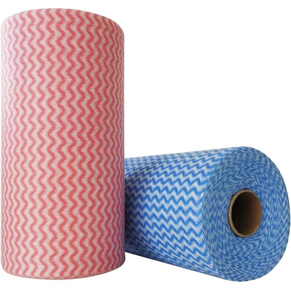 Quality Durable 40gsm Disposable Dish Cloths , Multipurpose Kitchen Cloth Wipes for sale