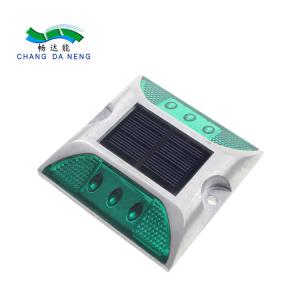 Quality High brightness solar road studs aluminum led cat eye with 3 pcs led per side for sale