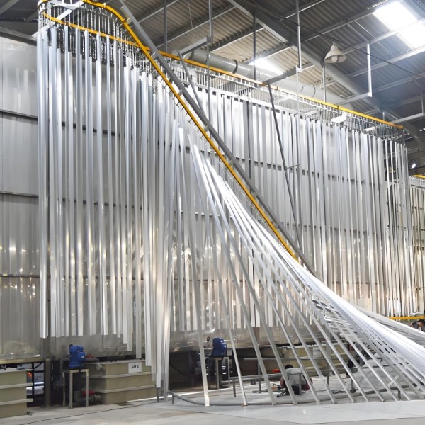 Quality Customizable Vertical Powder Coating Equipment for Aluminum Profiles (Any Size) for sale