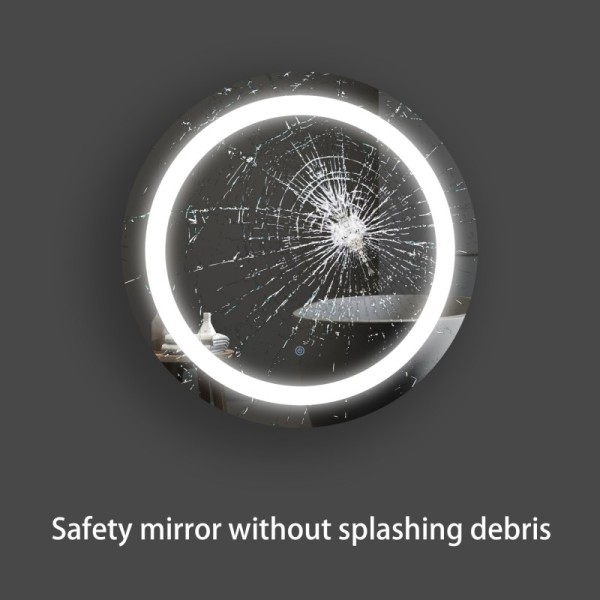 Quality Compact Bathroom Mirror With Lights Corrosion Protection Adjustable Lighting for sale